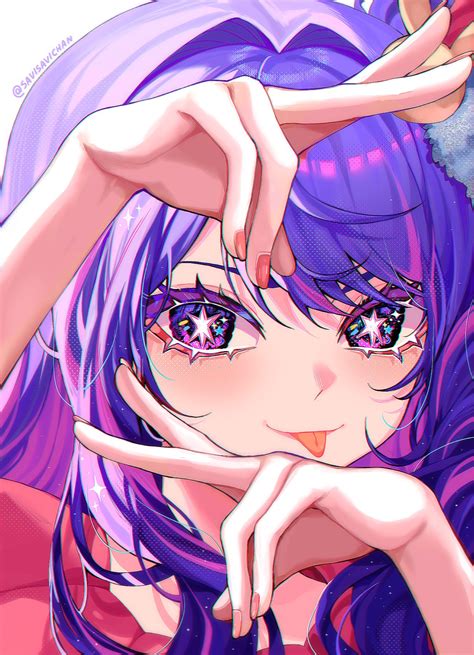 Hoshino Ai Oshi No Ko Drawn By Savi Byakushimc Danbooru