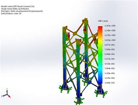 finite element static analysis 3d cad model library grabcad