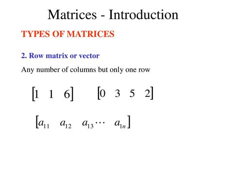 matrices introduction lecture 1 3 online presentation