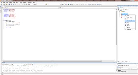 C Visual Studio Can T See My Included Header Files Stack Overflow