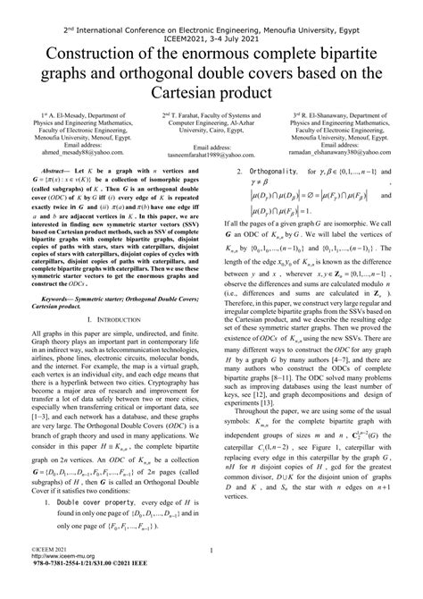 pdf construction of the enormous complete bipartite graphs and orthogonal double covers based