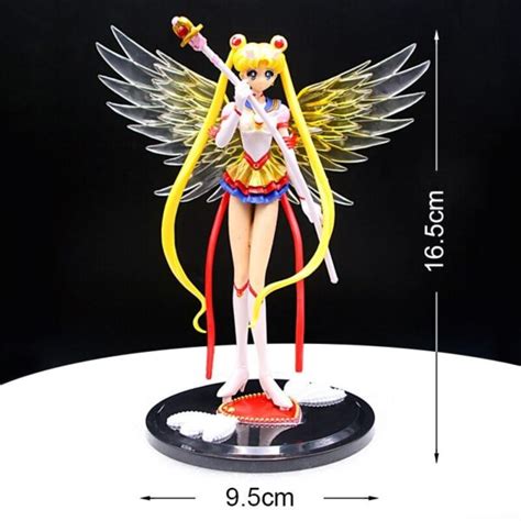 Sailor Moon Figure Tsukino Usagi Action Figure With Wings