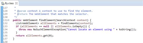 findelement and findelements methods in selenium webdriver