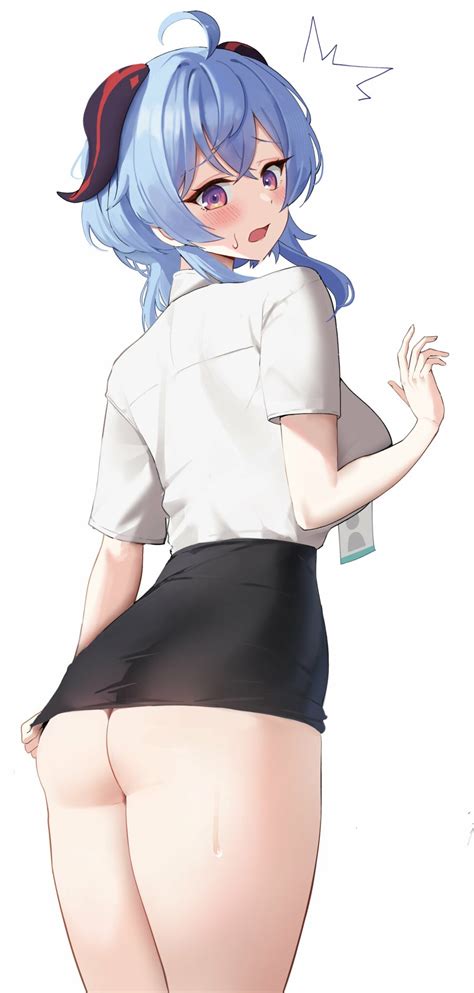 Office Lady Ganyu Genshin Porn