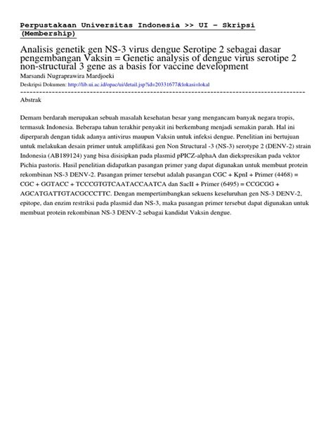 analisis genetik ns 3 pdf