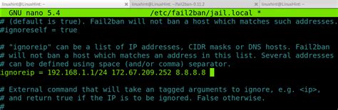 How Do I Whitelist An IP Address On Fail2ban