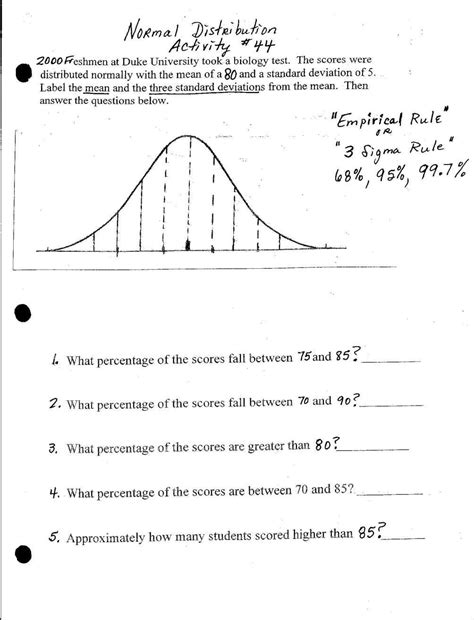 Standard Deviation Practice Worksheets