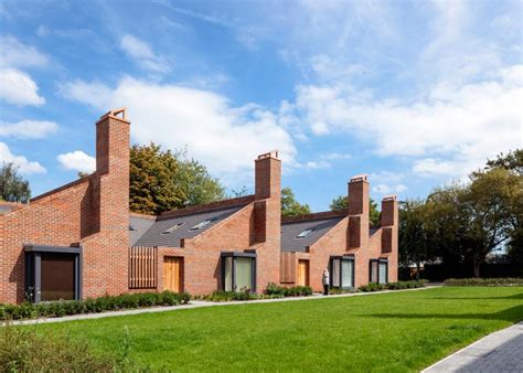 Brick Bungalows Provide Social Housing For Elderly Residents In East London Courtyard House