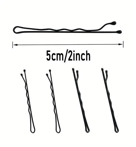 Invisible Hair Pin Simple Style Bobby Pin Black Hair Clip Temu