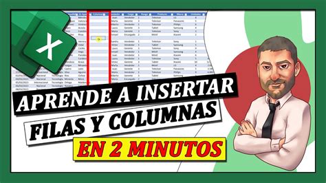 Cómo INSERTAR y ELIMINAR FILAS y COLUMNAS en EXCEL Trucos Curso de
