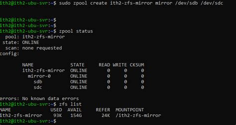 Install ZFS And Create A ZFS Pool On Ubuntu 20 04 ITHOWTOO