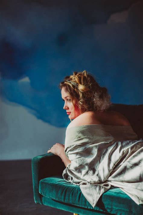 Modern Modest Boudoir Session Junebug Weddings