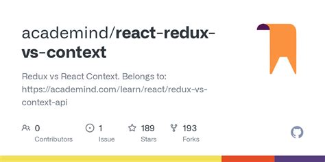 github academind react redux vs context redux vs react context belongs to academind