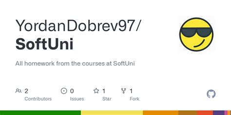 github yordandobrev97 softuni all homework from the courses at softuni
