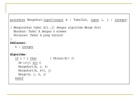 algoritma divide and conquer ppt download