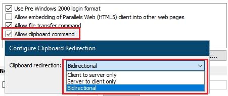 KB Parallels Configuring The Parallels Web HTML5 Client In V19