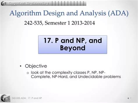 PPT Algorithm Design And Analysis ADA PowerPoint Presentation Free