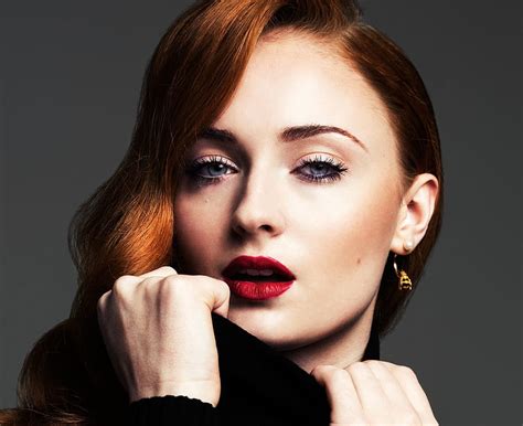 Sophie Turner Actress Girl Model Redhead Face Woman Hd Wallpaper Peakpx