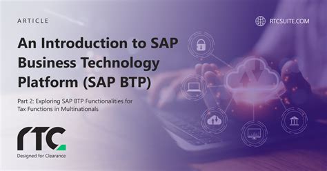 An Introduction To SAP Business Technology Platform Exploring SAP BTP