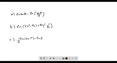 solved use the properties of logarithms to simplify the expressions in exercises 3 and 4 a