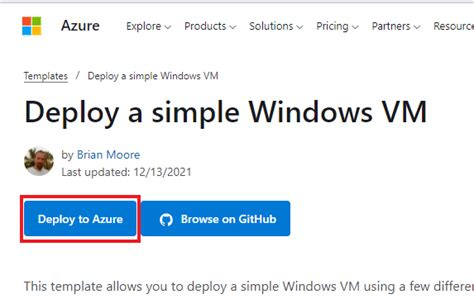 How To Create VM In Azure From Template Globalarjun