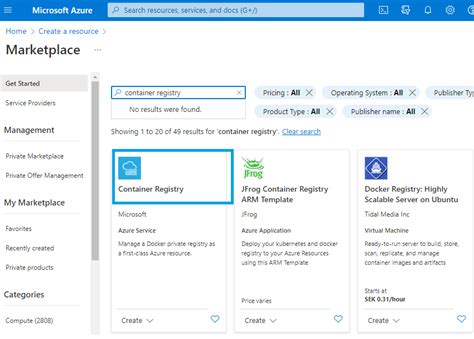 Azure Container Registry Softsolution Sahand