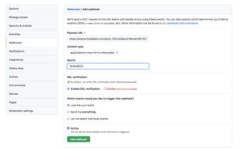 getting started with github webhooks hookdeck