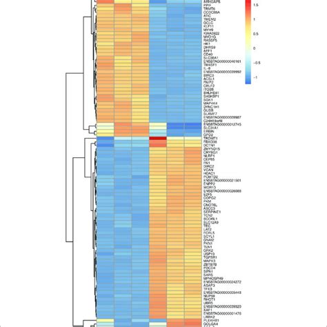 Density Map Of Gene Expression Values Of Different Samples The