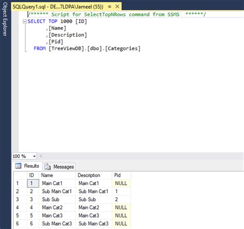creating treeview for mvc 5