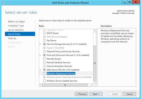 configuring and using windows deployment services wds