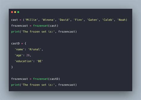 Python Frozenset How To Create Immutable Iterable In Python
