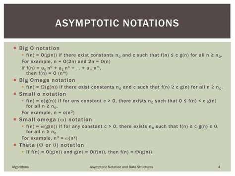 Asymptotic Notation And Data Structures PPT