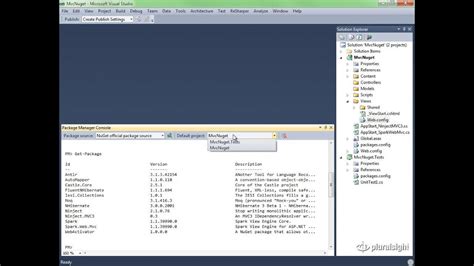 0507 ASP NET MVC 3 Fundamentals NuGet Package Management Powersheel