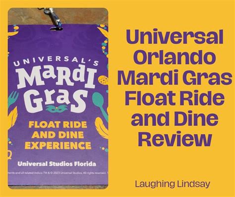 Mardi Gras Float Ride And Dine At Universal Orlando Review