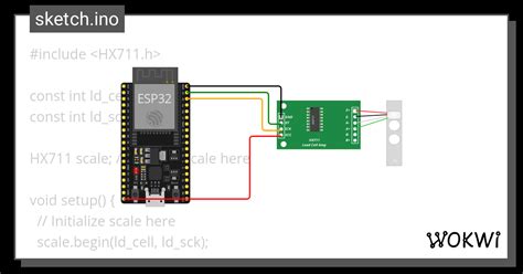 Hx711 Wokwi ESP32 STM32 Arduino Simulator