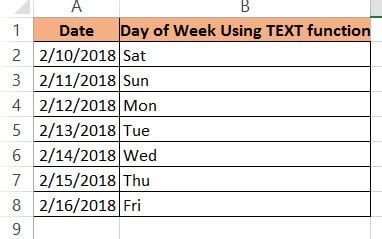 How To Convert Date To Day Of Week In Excel 3 Easy Ways
