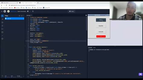 cajero automatico python código youtube