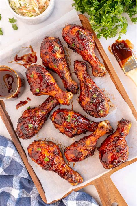 Air Fryer Bbq Chicken Drumsticks Valeries Kitchen
