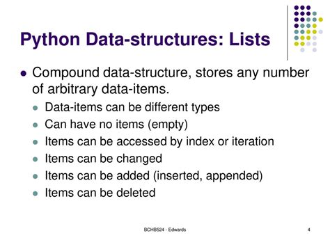 python data structures lists ppt download