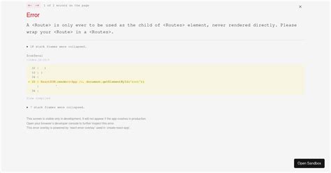 React Router Forked Codesandbox