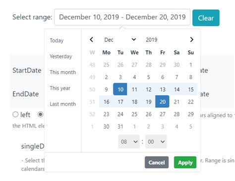 10 Best Date Picker Components For Vue Js 2021 Update Vue Script