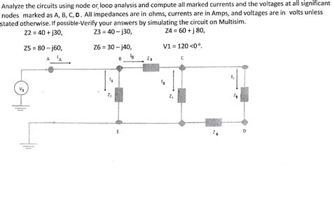 Solved Analyze The Circuits Using Node Or Loop Analysis And Chegg