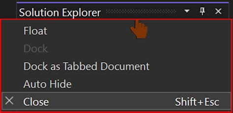 Visual Studio IDE How To Hide Remove Window Main Buttons Stack
