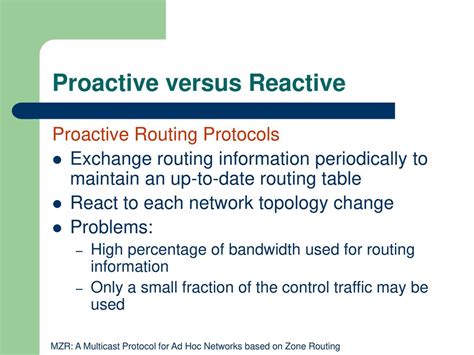 mzr a multicast protocol based on zone routing ppt download
