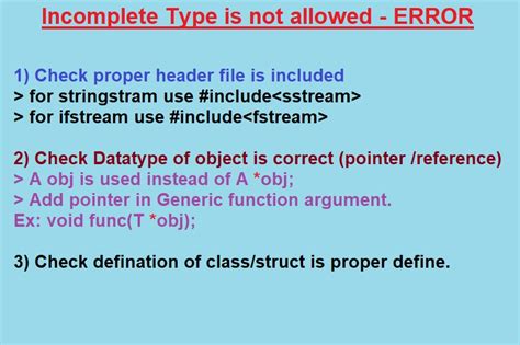 C Incomplete Type Is Not Allowed SOLVED Mr CodeHunter