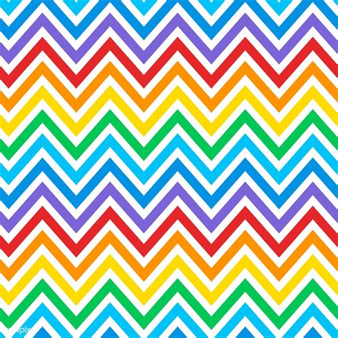 Seamless Colorful Zig Zag Pattern Vector Free Image By Rawpixel