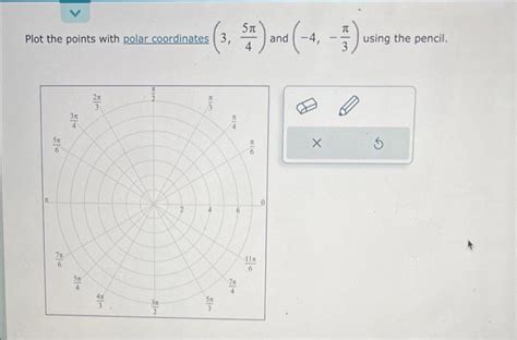 solved plot the points with polar coordinates 3 45π and