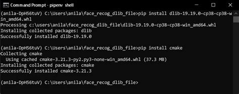 Как установить face recognition python на windows