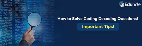 coding decoding reasoning questions know how to solve the problems