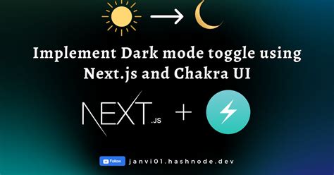 a guide to implement dark light mode toggle using next js and chakra ui